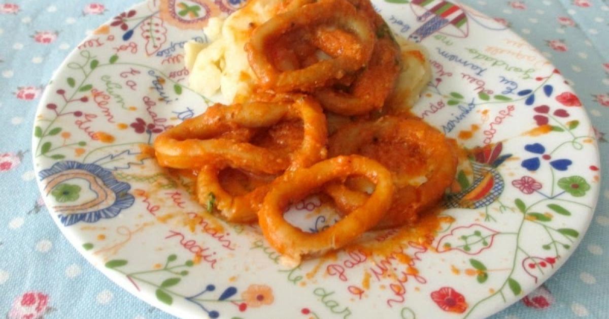 Argolas de lula à fricassé de Gast. Receita Bimby ® na categoria Pratos ...